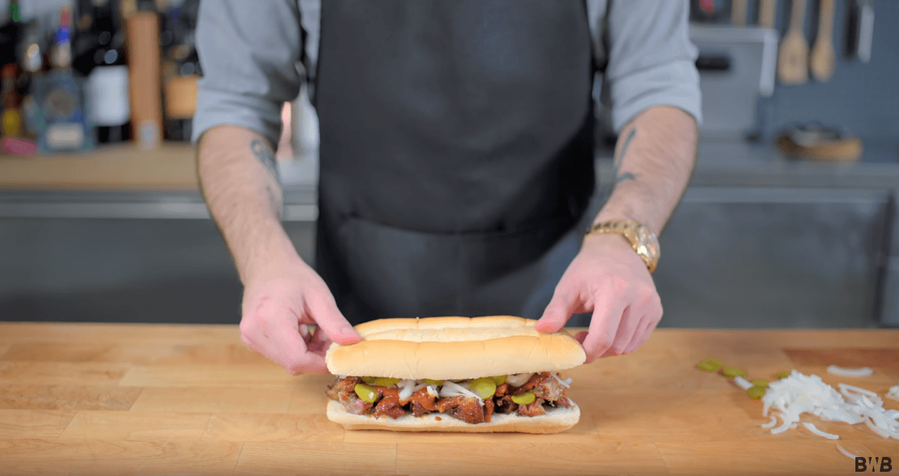 Ribwich inspired by The Simpsons | Babish